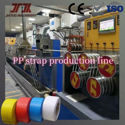 China 100KW PP Polypropylene Plastic Packing Belt Making Machine with 200kg/h Capacity and Non-Stop Screen Changer for sale