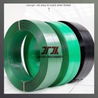 China Green Embossing PET Plastic Strapping 16mm x 0.60mm 350kg for Pallet Packing for sale