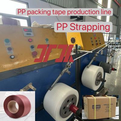 China High Speed PP Strapping Production Line 5-19mm Width 0.4-1.2mm Thickness Automatic Wrapping Machine for sale