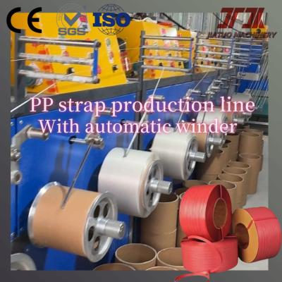 China GUOMAO PP Strap Production Line 5-19mm Width 200kg/h Capacity for Recycled or New Material for sale