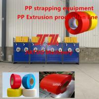 China High Speed PP Strapping Production Line 240-300 kg/h Extrusion Capacity PLC Control for sale