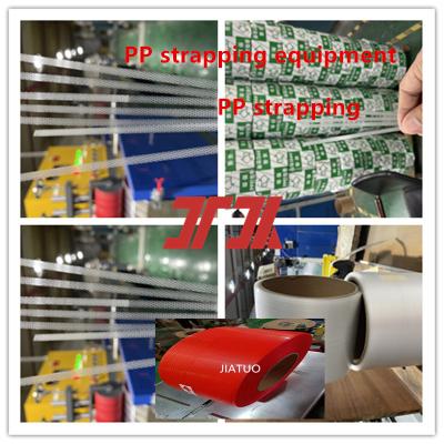 China PP Strapping Production Line 5-19mm Width 0.4-1.2mm Thickness High Output 2-12 Tapes for sale