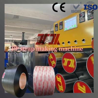 China Single Screw PP Strap Making Machine 300-380kg/H Production Line with 80KW Power for sale