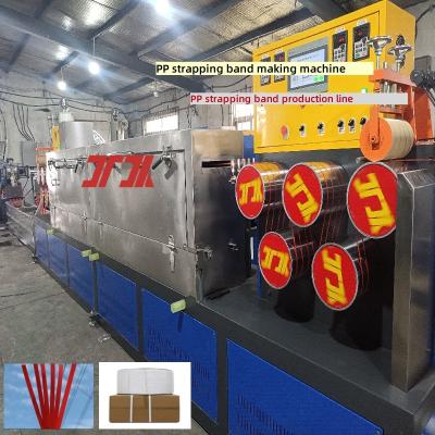 China PP Strapping Band Production Equipment 200-300 m/min 2-12 Strips Making Machine for sale