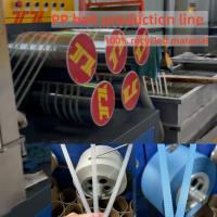 China 260kg/H PP Strap Packing Belt Making Machine with Twin Screw Extruder for 5-19mm Width Production for sale