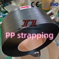 China Double Screw PP Sandwich Strap Production Line Torque Winder 5mm Embossing Pattern 100-120kg/h for sale