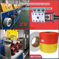 China PP strapping band making machine 5-15mm automatic PP strap production line PLC control system for sale