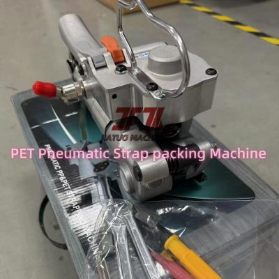 China Handheld Pneumatic PET PP Strapping Machine 3.8kg 3500N Tension for Pallet Carton Wood Packaging for sale