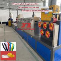 China PP strapping band making machine 5-15mm automatic PP strap production line PLC control system for sale