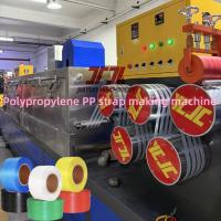 China Recycled 2 Cavity PP Plastic Strap Making Machine With GUOMAO Reducer And Longer Length for sale