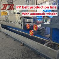 China Automatic Take-Up PP Strapping Band Extrusion Line 125mm Screw 350-380kg/h for sale