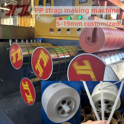 China PP Strap Making Machine 5-19mm Width 0.4-1.2mm Thickness 260m/min Speed for sale