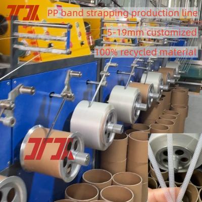 China GUOMAO Motor Driven PP Strap Production Line Six Outputs 450-500 kg/h 80 kW for sale