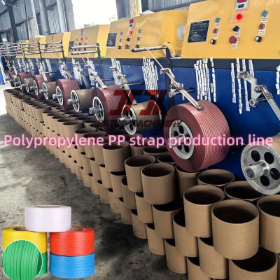 China 100% Recycled Material PP Strap making Machine 110mm Single Screw Diameter with PLC for sale