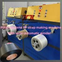 China PP Strap Production Line 380kg/h Capacity PLC Control Non-Stop Changer 380V for sale