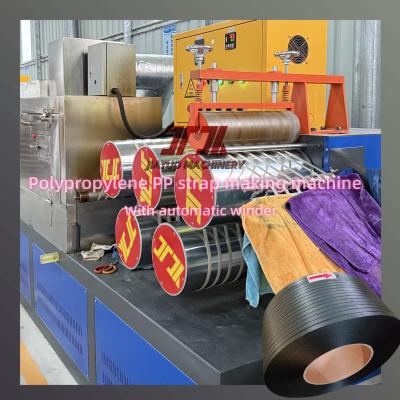 China PP Strap Production Line 5-19mm Plastic Extruder 80-500kg/H with Schneider Switch Non-Stop Screen Changer for sale