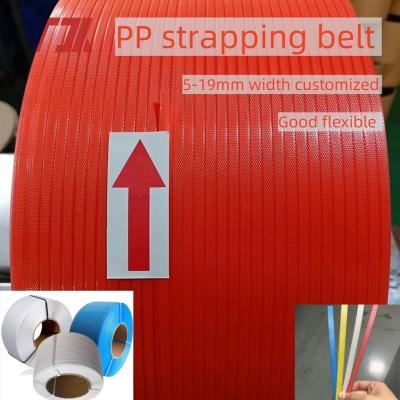 China PP PET Strapping 5-19mm Width 0.4-1.2mm Thickness for Manual Automatic Packing 2000-7000m Length for sale