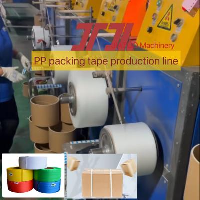 China PP PET Strapping Production Line 5-19mm Width PLC Control 300-380 kg/h for sale