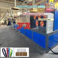 China 5-19mm Automatic Winder PP Strap Making Machine Belt Plastic Strap Production Line With PLC for sale