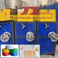 China PP belt making machine, twin-screw sandwich PP strapping equipment with automatic winding machine for sale