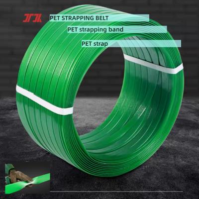 China PET Plastic Steel Strapping Belt 16mm 0.80mm Heavy Duty Pallet Strapping for Industrial Packaging for sale