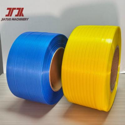 China Heavy Duty PP Strapping Roll 12mm x 0.6mm 3200m for Pallet Box Fruit Packing for sale