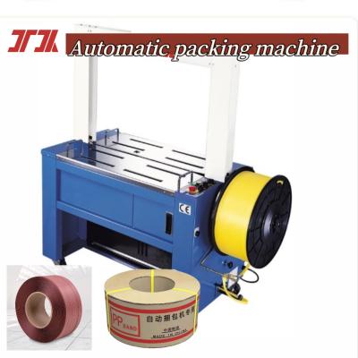 China Manual Semi-Automatic Carton Box Strapping Machine 60KG Tension 6-15mm PP Belt Packaging Equipment for sale