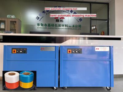 China High-speed semi-automatic and fully automatic strapping machines PP  PET strapping packaging machines for sale