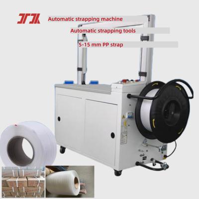 China High Speed Desktop Automatic Strapping Machine for Carton Packaging - 1.5s/Strip, 80KGS Force, 900×600×800mm for sale