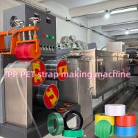 China 5-19mm Width PP PET Strap Production Line With Automatic Winder And Automatic Screen Changer for sale