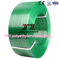 China 9-32mm Width Durable Black Polyester Pet Strapping Packing Belt For Wood Box Packaging for sale
