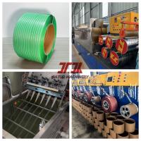 China 5-19mm Width PP Strap Making Machine Manufacturers With Double Colors Printing Machine for sale