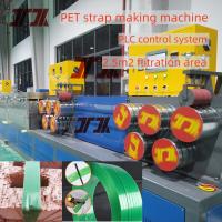 China 120-150m/min Running Speed Pet Strapping Band Making Machine With Automatic Winding Machine for sale
