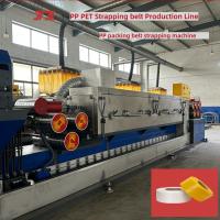 China PET PP Strap Making Machine 5-19 mm PP polypropylene equipment PLC control for sale