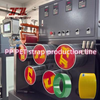 China 5-19mm Plastic PP Packing Strap Production Extrusion Line Make ±0.2mm Width Tolerance for sale
