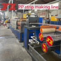 China 5-19mm Plastic PP Packing Strap Production Extrusion Line Make ±0.2mm Width Tolerance for sale
