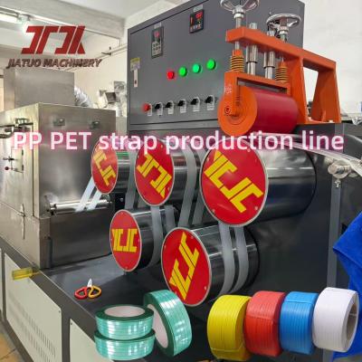 China PP Packing Strap Belt Production Line 250-300m/min Speed Double Colors Online Printer 6 Straps for sale