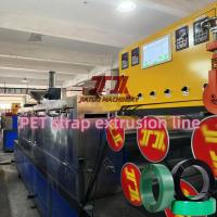 China PET Strapping Production Line 9-32mm Width 100-500kg/h Capacity with ISO Certification for sale