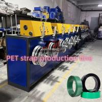 China 9-32mm Plastic Pet Polyester Automatic Strap Strapping Band Extrusion Production Line for sale