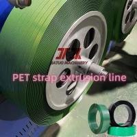 China 6000L Pre-drying Barrel PET Strap Making Machine Packing Belt Machinery With Automatic Winder for sale