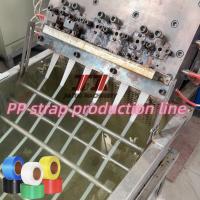 China 5-19mm pp strap making machinery PP Strap Production Line with PLC Control for sale