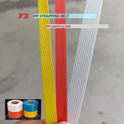 China PP Packing Strapping 5mm Transparent Heat Sealable Polypropylene Strapping Band 10kg Roll for sale