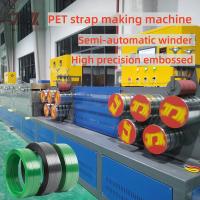 China Single Unique Screw PET Strap Making Machinery With Energy-saving Closed-loop Oven System for sale