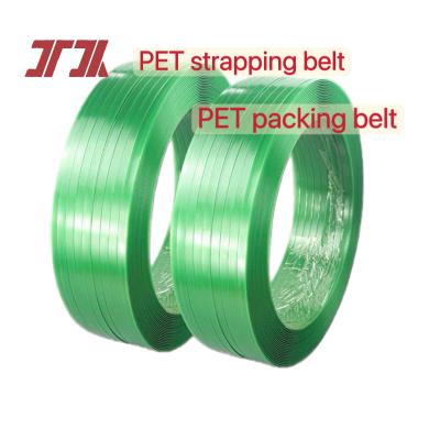 China PET Strapping Band 9-32mm High Temperature Resistant Plastic Steel Packing Strap 150-850kg Pull for sale
