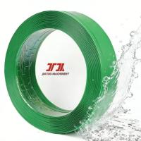 China Recycled PET Polyester Strapping 16mm x 1.0mm High Tensile Strength Packing Belt for sale