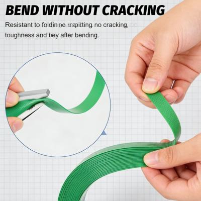 China JIATUO 100% PET Bottle Flakes PET Strapping Roll 16mm x 0.7mm High Tensile Strength 450kg Pull for sale