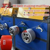 China PP Strapping Production Line 230-260kg/h 4 Strap Output 220-300m/min Line Speed for sale