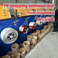 China PP Strapping Production Line 230-260kg/h 4 Strap Output 220-300m/min Line Speed for sale