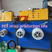 China 150m/min Line Speed PET Strapping Band Making Machine With Automatic Winder for sale