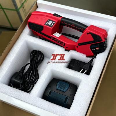 China 260mm/s Electric Pallet Strapping Machine with 2000N Tension Force for 0.5-1.0mm PET and PP Straps for sale